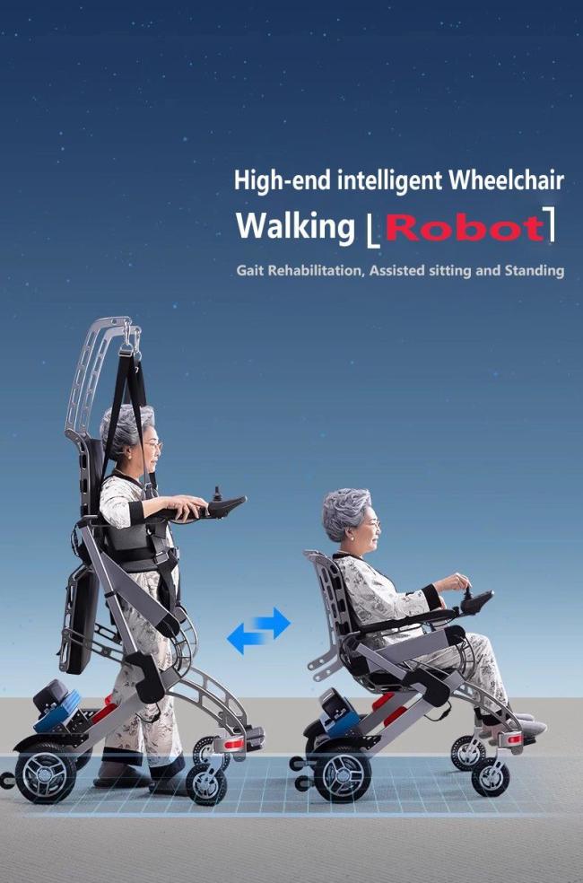 Hospital and Home Wheelchair Power Wheelchair for Mobility Assistance