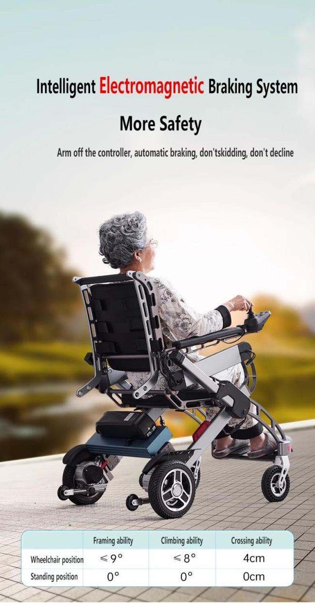 Hospital and Home Wheelchair Power Wheelchair for Mobility Assistance