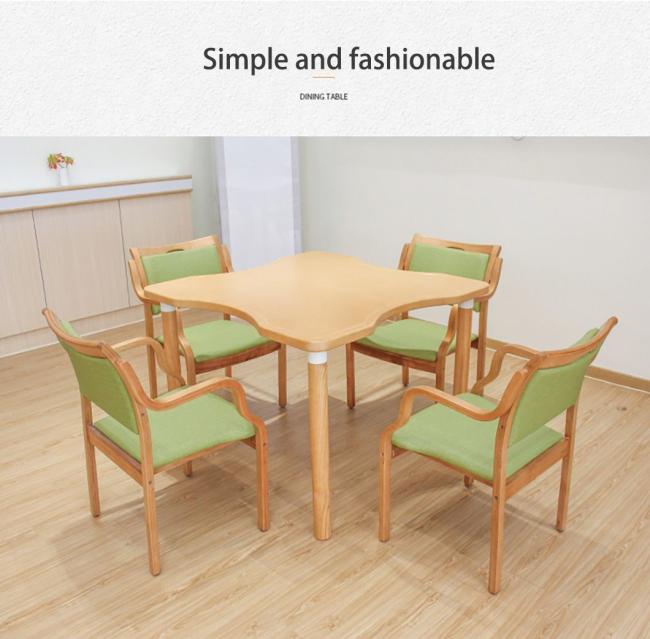 Cafe Scandinavian Style Hotel Table Antique Wooden Restaurant Table