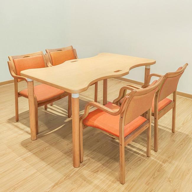 Light Luxury Hotel Solid Wood Dining Chair Indoor Solid Wood Restaurant