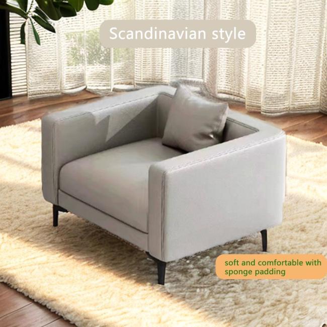 Office Sofa Modern Simple Reception Meeting and Negotiating Area Sofa Coffee Table Combination Business Leather