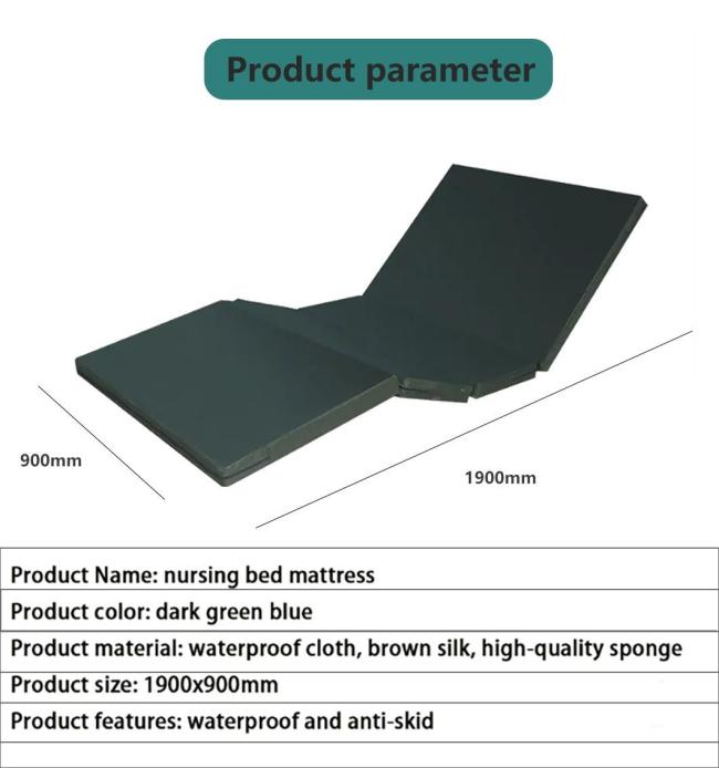 Factory Direct Hospital Patient Bed 4 Fold Medical Mattress