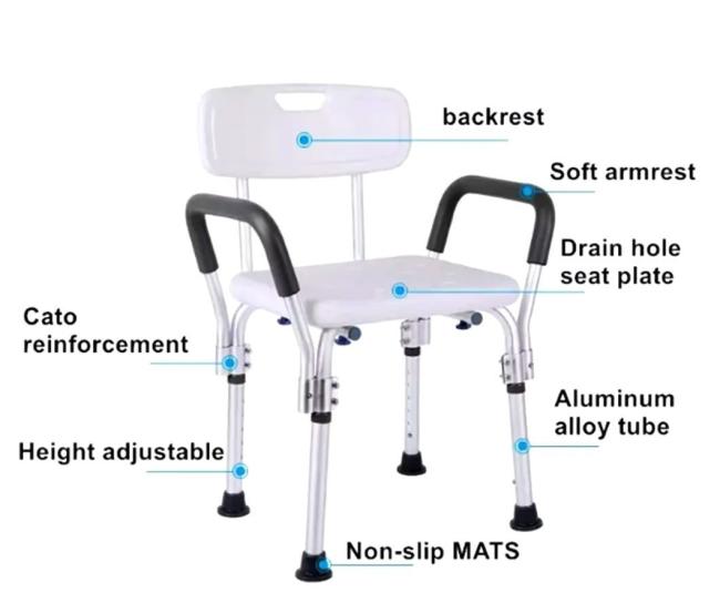 Factory Direct Sale Bathroom Bath Handicap Disability Shower Chair for Bathing in The Shower