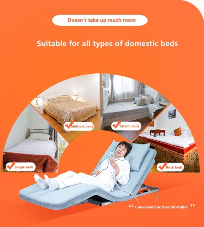 High Quality Multi-Functional Nursing Bed Electric Adjustable Backrest Homecare Electric Mattress