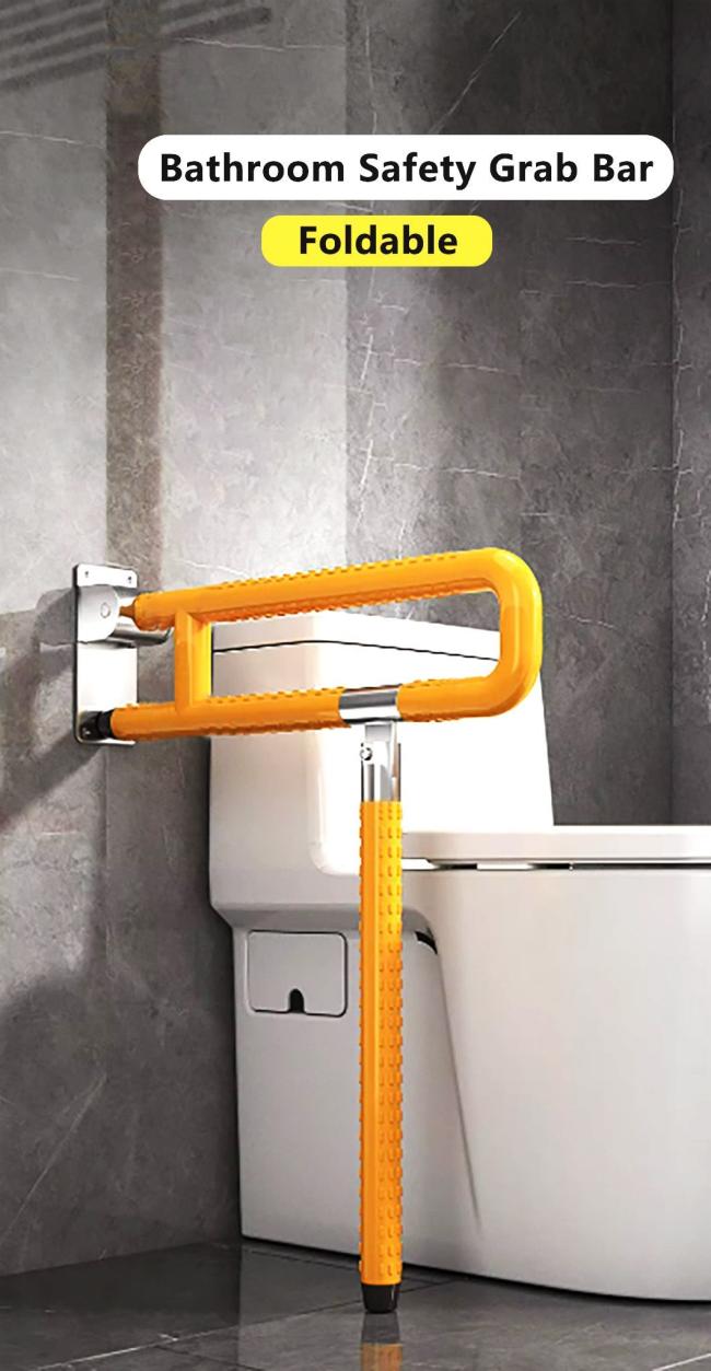 Bathroom Accessories Toilet ABS Stainless Steel Shower Safety Hand Rail Support Grab Bar for Disabled