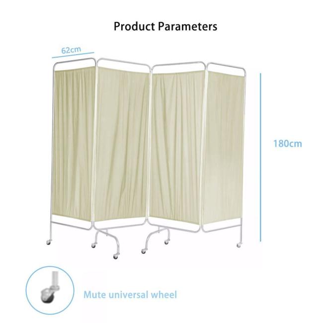 Partition Ward Portable Bed Screen Movable Hospital Curtain in Emergency Room Medical Curtains