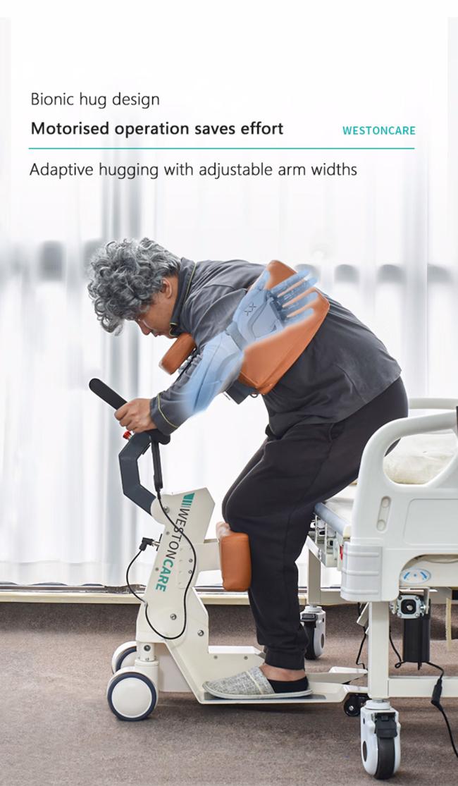 YiFuHong assisted toilet and patient movement machine - side view