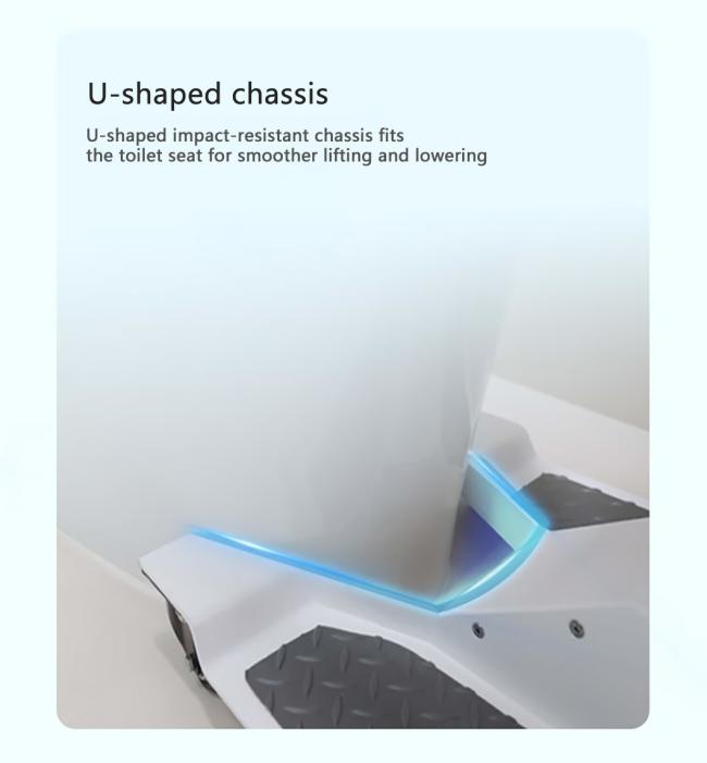 YiFuHong assisted toilet and patient movement machine - adjustable armrest detail