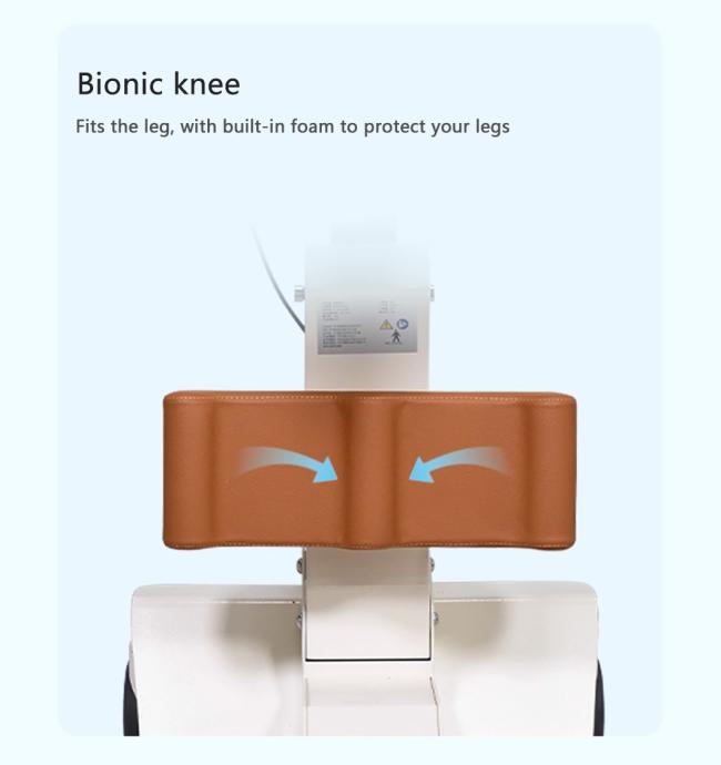 YiFuHong assisted toilet and patient movement machine - footrest adjustment