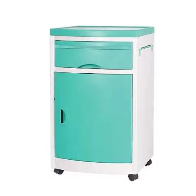 China Lightweight Hospital Bedside Nightstand ABS Fireproof Easy Installation for sale