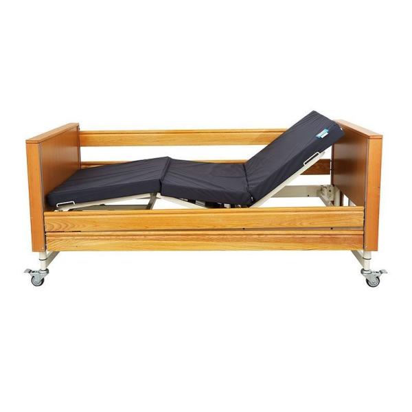 Quality Patients Brown Residential Hospital Bed Multifunctional With Back Lifting for sale