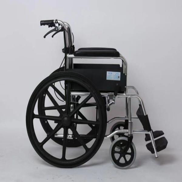 Quality Stable Operation Manual Wheel Chair High Strength Foldable Wheel Chair for sale