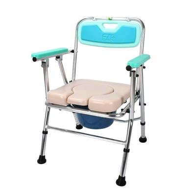 China Afklapbare aluminium toiletstoel voor gehandicapten Te koop