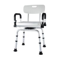 China Lightweight Rotating Shower Seat  Flexible Non Slip Tips for sale