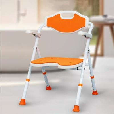 China Huishoudelijke badkamer stoel voor senioren Aluminium legering Padded douche stoel Te koop