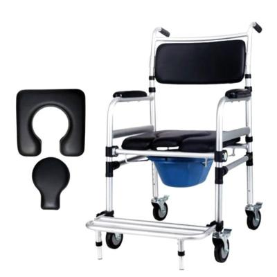 Cina 130 kg di grande capacità Commode Toilet Chair Comfortable Barrier Free Medical Potty Chair in vendita