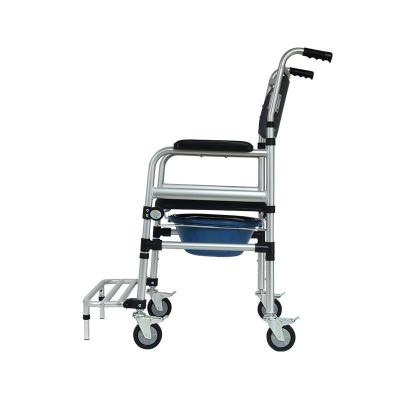 Cina 130 kg di grande capacità Commode Toilet Chair Comfortable Barrier Free Medical Potty Chair in vendita