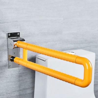 China ABS Nylon Bathroom Hand Rails Folded  Toilet Bars For Elderly for sale