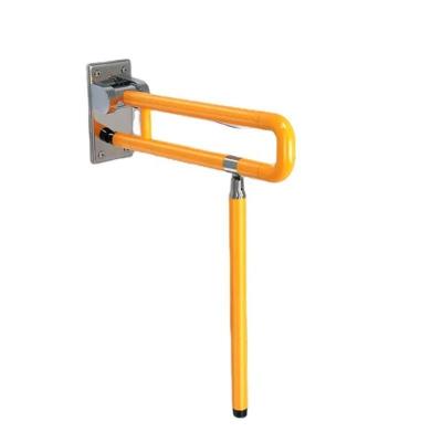 China Foldable Toilet Hand Rails ABS Stainless Steel Bathroom Support Bar for sale