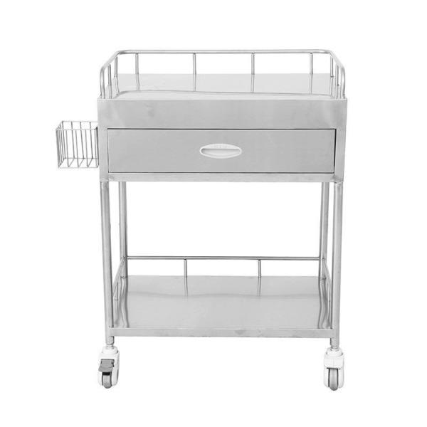 Quality Long Lasting Hospital Stainless Steel Trolley Customized Surgical Case Cart for sale