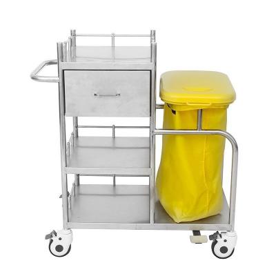 China Großkapazität Metall Krankenhaus Trolley angepasst Edelstahl Instrumenten Trolley for sale