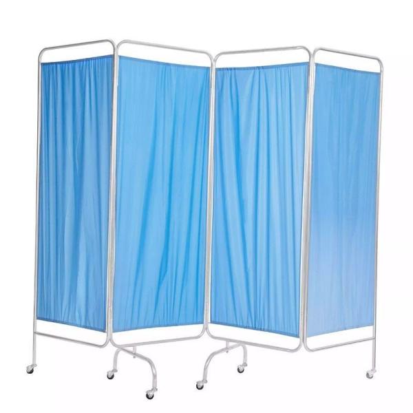 Quality Decoration Stainless Steel Healthcare Privacy Screens With 4 Folding Layers for sale
