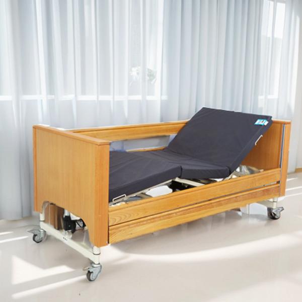 Quality Comfortable and Sturdy Wooden Medical Bed for Home Care of Elderly Patients for sale
