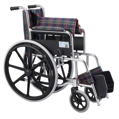 Cina Sedia a rotelle manuale leggera di alta qualità bagaglio auto pieghevole disabili anziani sedia a rotelle manuale in vendita