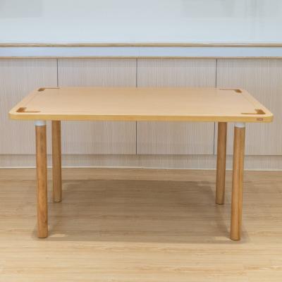 China Popular  Solid Wood Leisure Dining Table and Chairs Dining Room Rectangular Table for sale