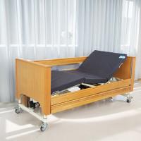 Quality Patients Brown Residential Hospital Bed Multifunctional With Back Lifting for sale