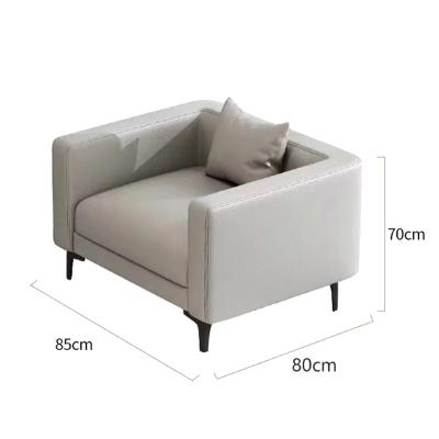 China Customizable Foam Filled Sofa in Synthetic Leather for Customized Environments for sale
