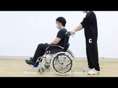 high load bearing 100kg manual wheel chair ordinary wheelchair removable and washable