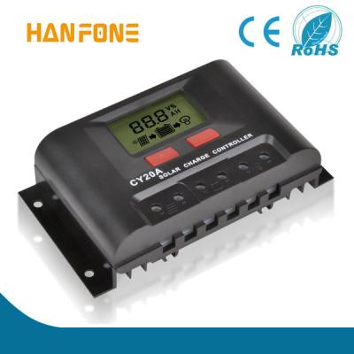 China hanfong Intelligent LCD Display Solar Panel Battery Regulator Solar Charge Controller CY20A ZYY for sale