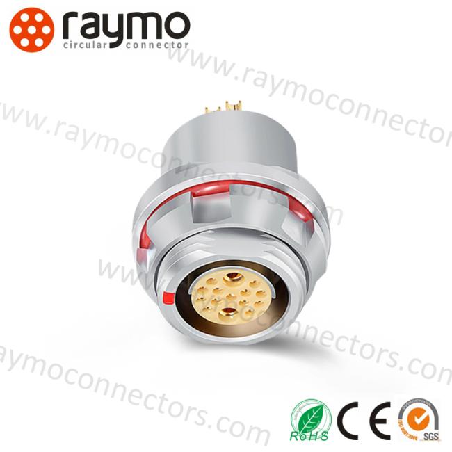 Close-up view of connector pins