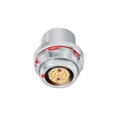 China DIN Female Circular Push Pull Connector 15pins IP68 AF1031 for sale