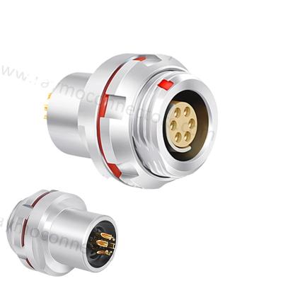 China Fischers 0F 8 Pin IP68 Waterproof Brass Circular Connector for sale