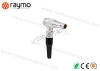 China Elbow 90 Degree Circular Push Pull Connectors , Cable Mount Connector Multipole for sale