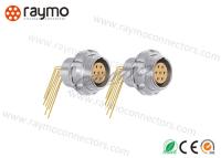 China Elbow Signal Printed Circuit Connectors Push Pull Type 1B 7 Pins Broadcast Application for sale
