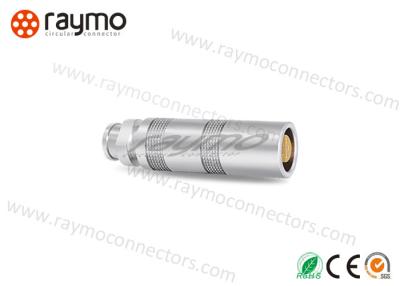 China FFA Plug Half Moon Connector , Circular Push Pull Connectors 00 0S 1S 2S Series for sale