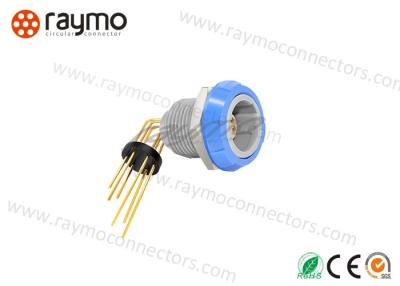 China Nut Fixing Circular Push Pull Connector Compact Size Lightweight PC Housing for sale