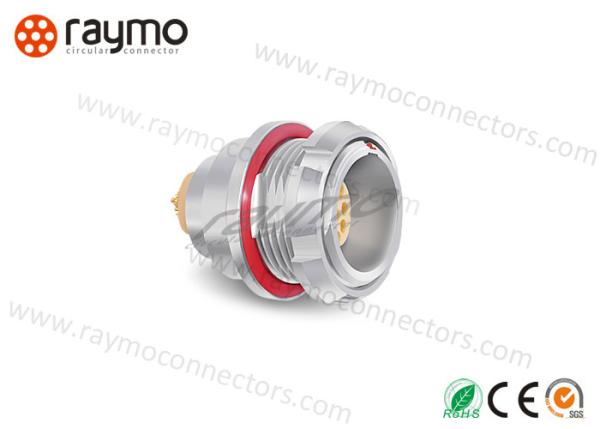 Polarized Keying System Waterproof Power Connector Panel Receptacle Avoid Cross Interface