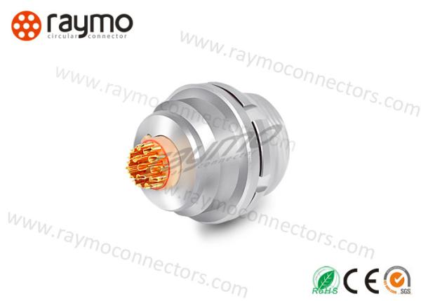 Polarized Keying System Waterproof Power Connector Panel Receptacle Avoid Cross Interface