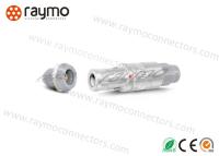 China Customized Circular Plastic Connectors High Performance Silver Color Metal Shell for sale