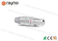 China Customized Circular Plastic Connectors High Performance Silver Color Metal Shell for sale