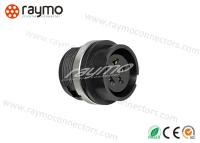 China Fixed Socket Threaded Electrical Connector , Panel Mount Connector Bayonet Locking System for sale