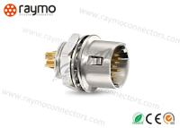 China Chassis Power Socket Panel Mount Connector Female Solder Contacts Compatible With Hirose for sale