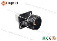 China Heavy-Duty Waterproof Power Connector Panel Mount Socket Miniature Size for sale