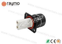 China Heavy-Duty Waterproof Power Connector Panel Mount Socket Miniature Size for sale