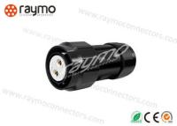 China 2 Pins Power Connector Waterproof Black Shell for sale