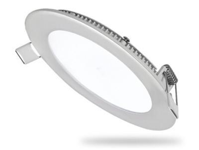 China LED PANEL LIGHT 9W ROUND CE ROHS HIGH LUMEN sliver color for sale